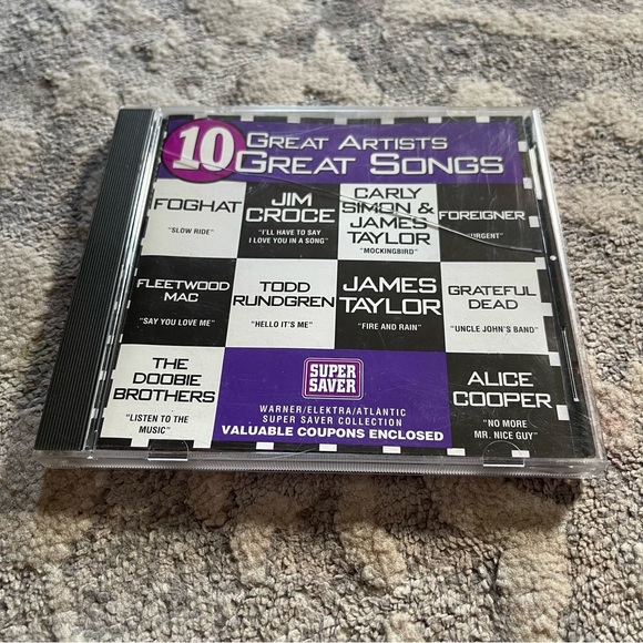 Media | 1 Great Artists Great Songs Warner Elektra Atlantic Cd | Poshmark